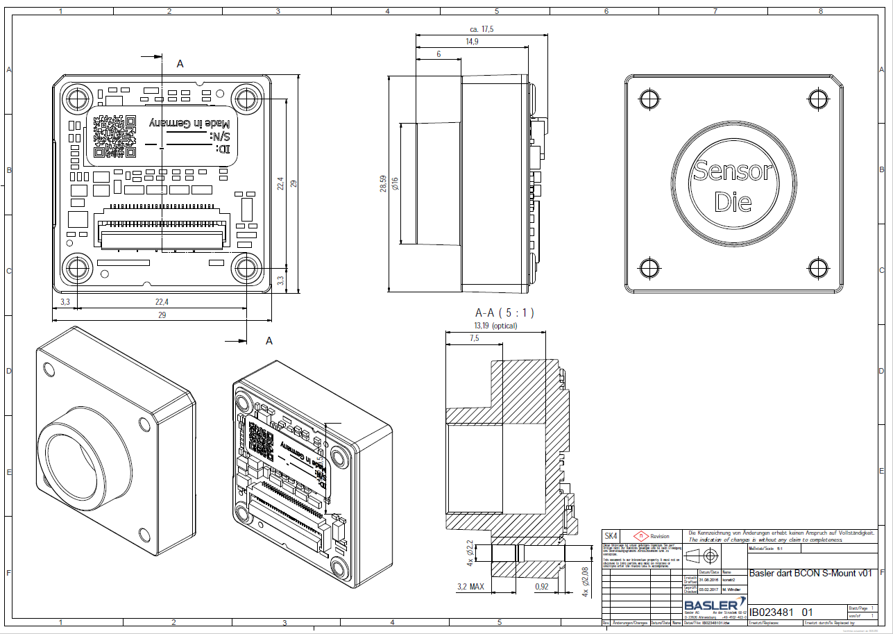 daA1280-54lm (S-Mount) – Rochester Imaging Technology